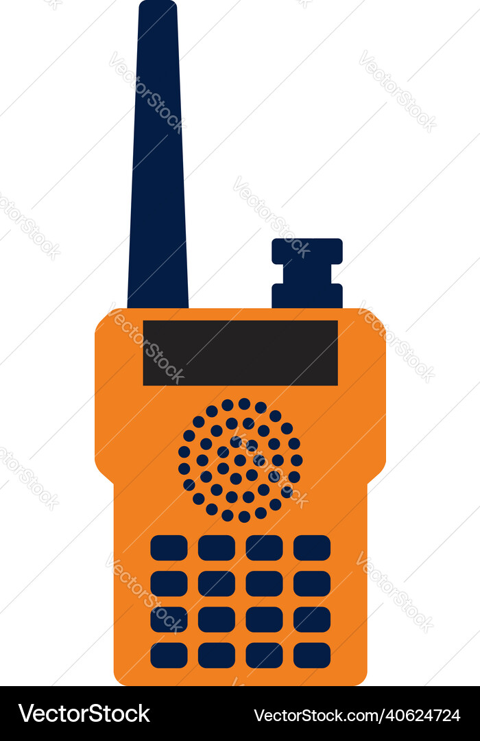 Portable radio icon Royalty Free Vector Image - VectorStock