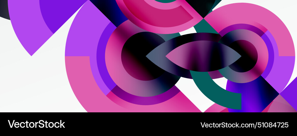 Colorful pink and purple geometric pattern Vector Image