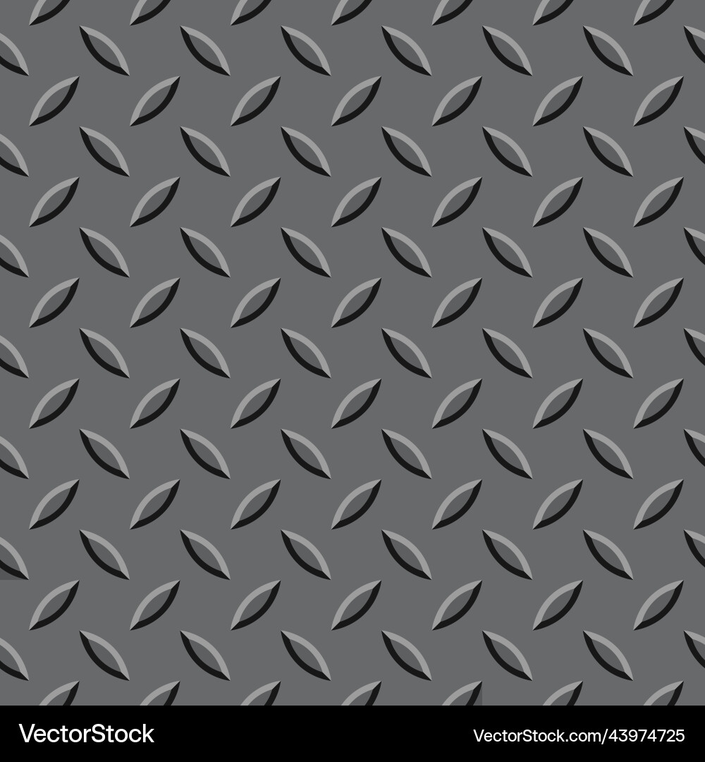 Diamond Plate Metal Pattern Royalty Free Vector Image