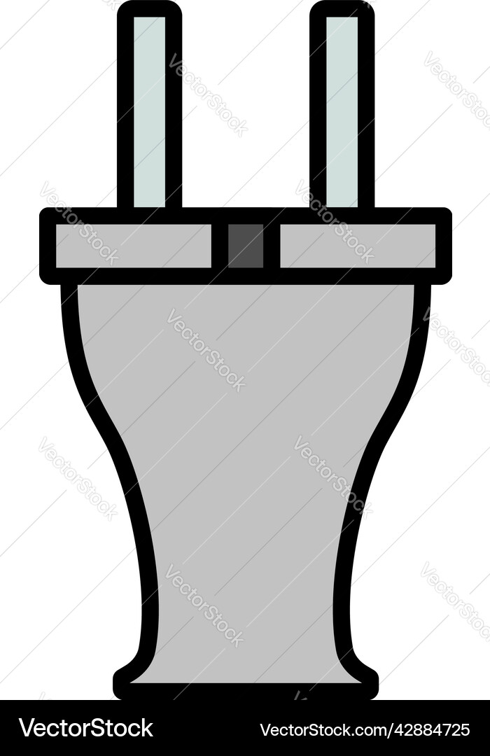 Elektrischer Stecker Icon Lizenzfreies Vektorbild