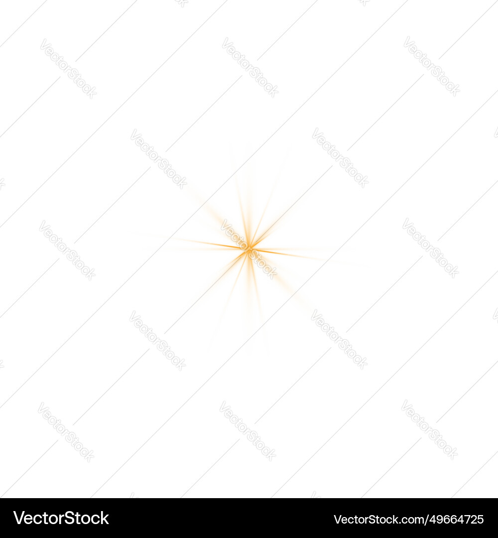 Glowing glare star Royalty Free Vector Image - VectorStock
