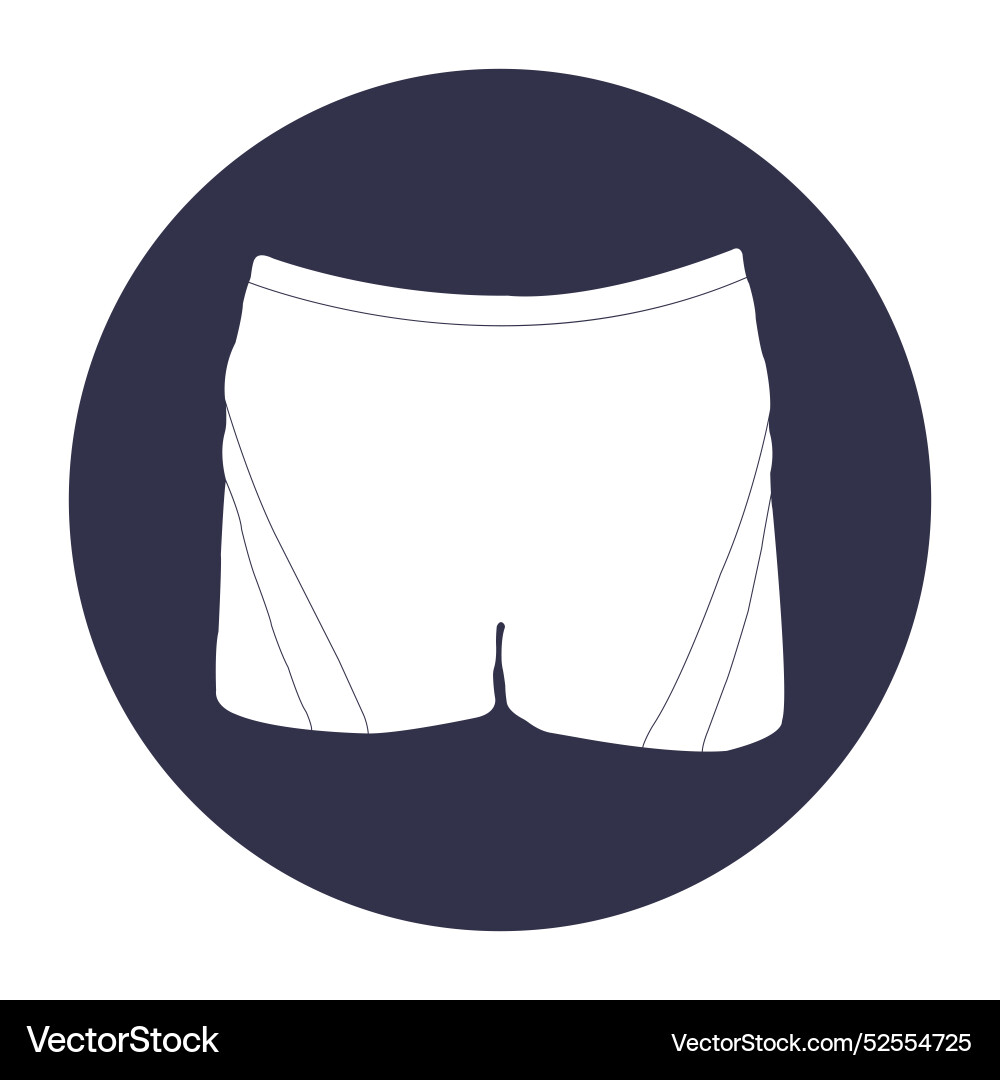 Mens swimming trunks design Royalty Free Vector Image