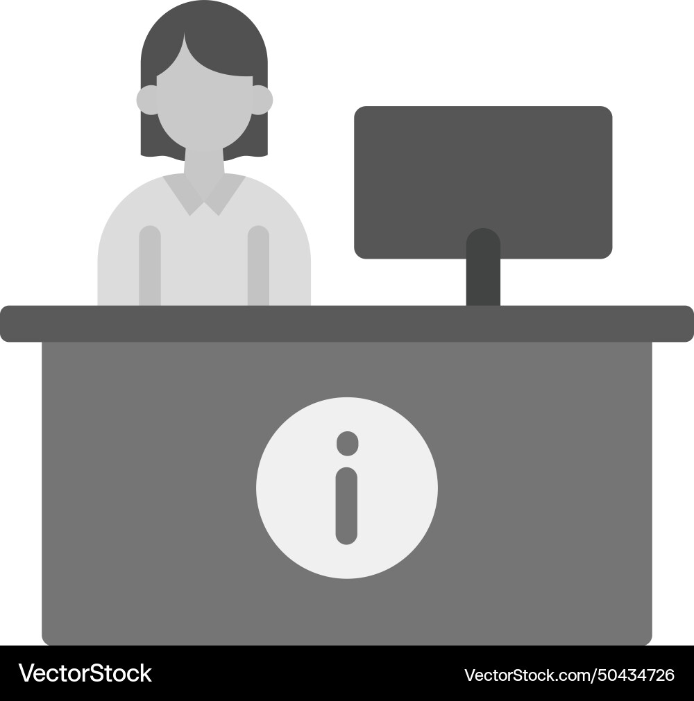 Reception icon image Royalty Free Vector Image