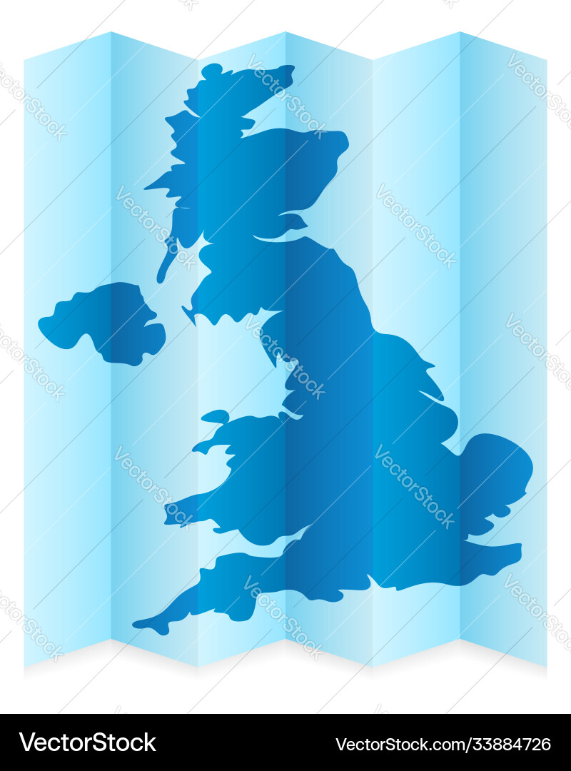 Uk map Royalty Free Vector Image - VectorStock