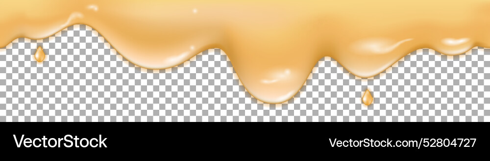Liquid melted cheese wave flowing creamy texture Vector Image