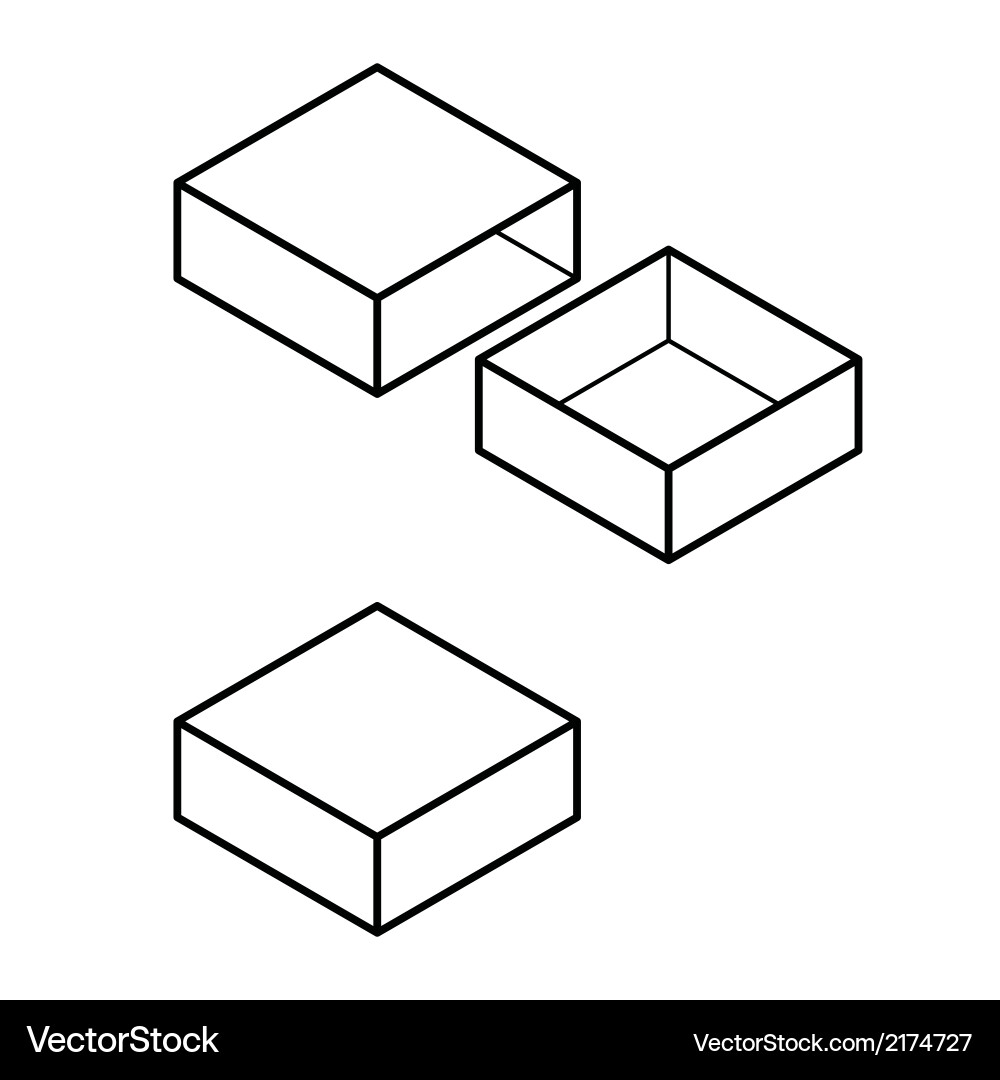 Slidebox Royalty Free Vector Image - VectorStock