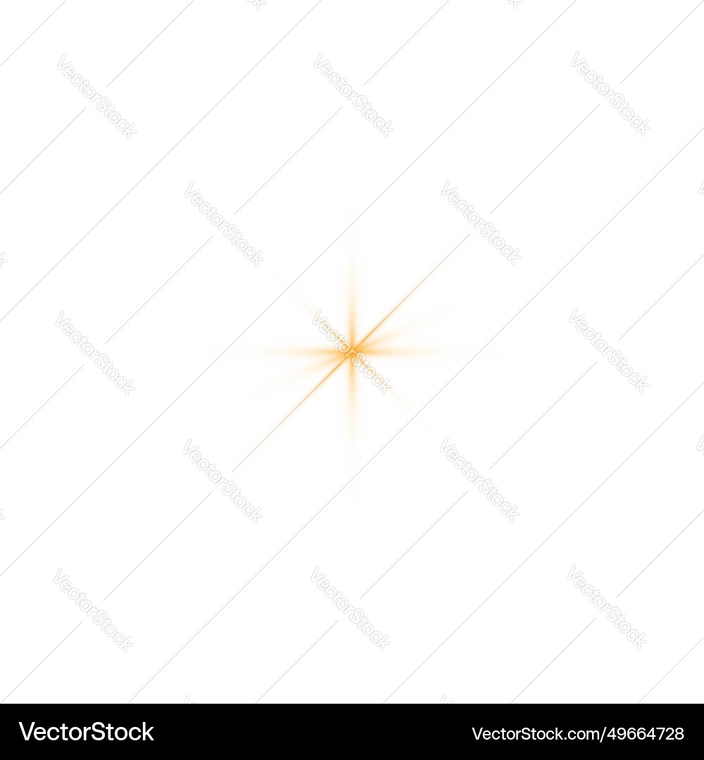 Glowing glare star Royalty Free Vector Image - VectorStock