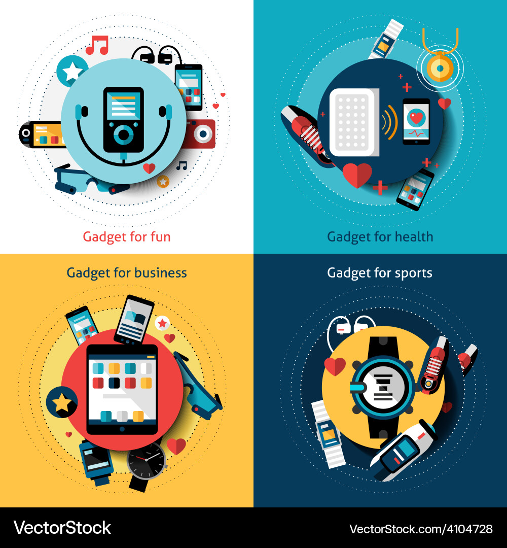 Smartwatch & Tech Collection Royalty Free Vector Image