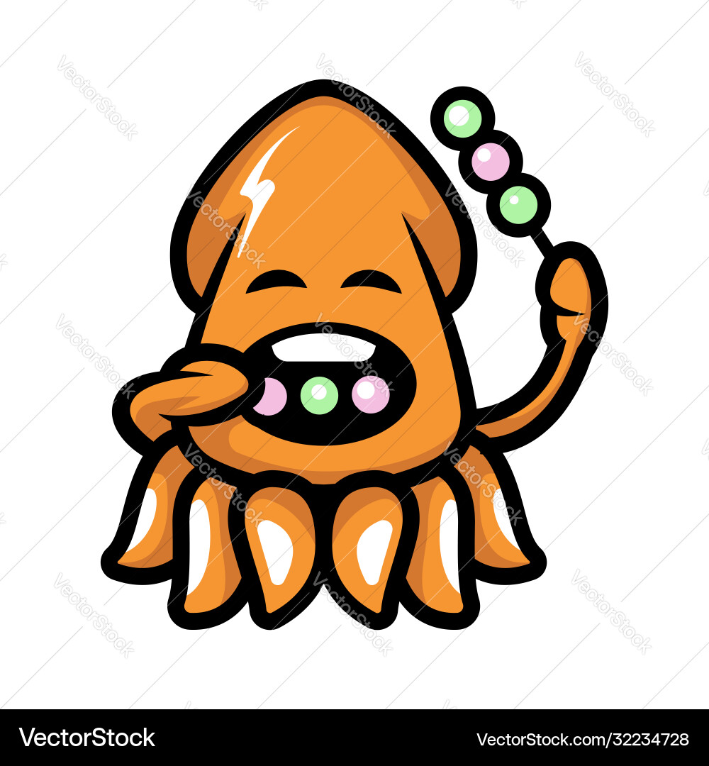 Squid Royalty Free Vector Image - VectorStock