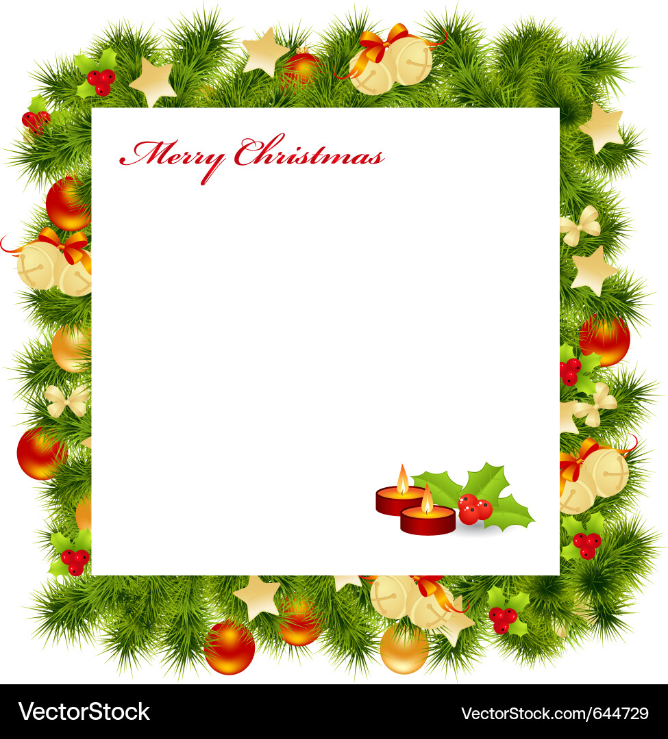 Christmas card background Royalty Free Vector Image