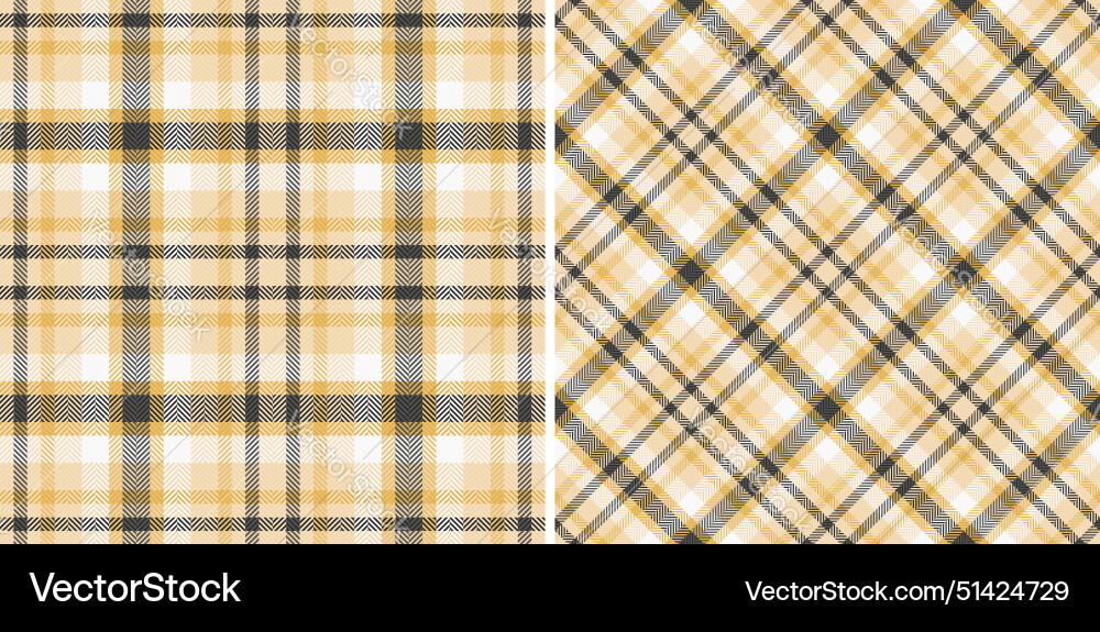 Fabric check of texture seamless textile Vector Image