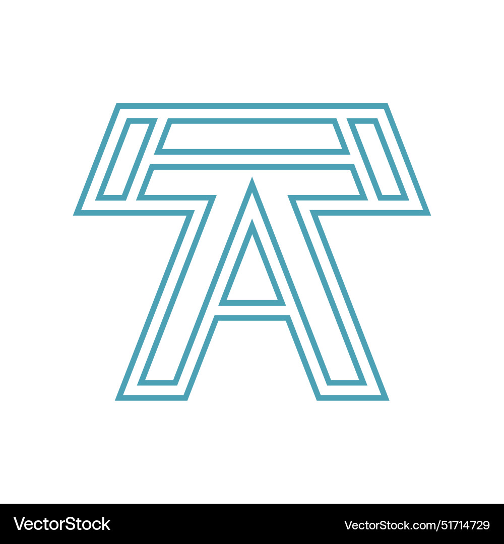 Letter mark logo Royalty Free Vector Image - VectorStock