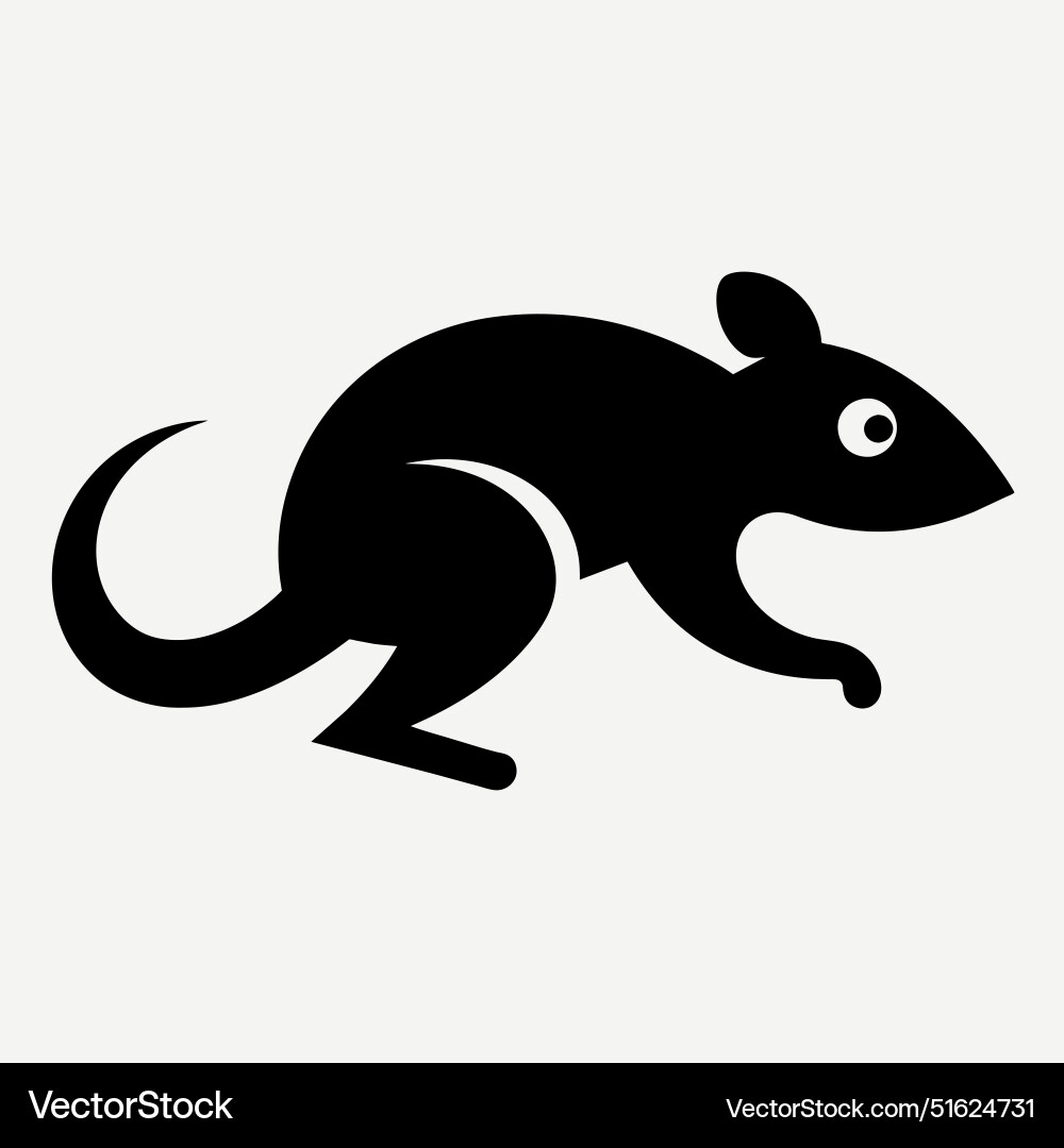 Cane rat runs icon Royalty Free Vector Image - VectorStock