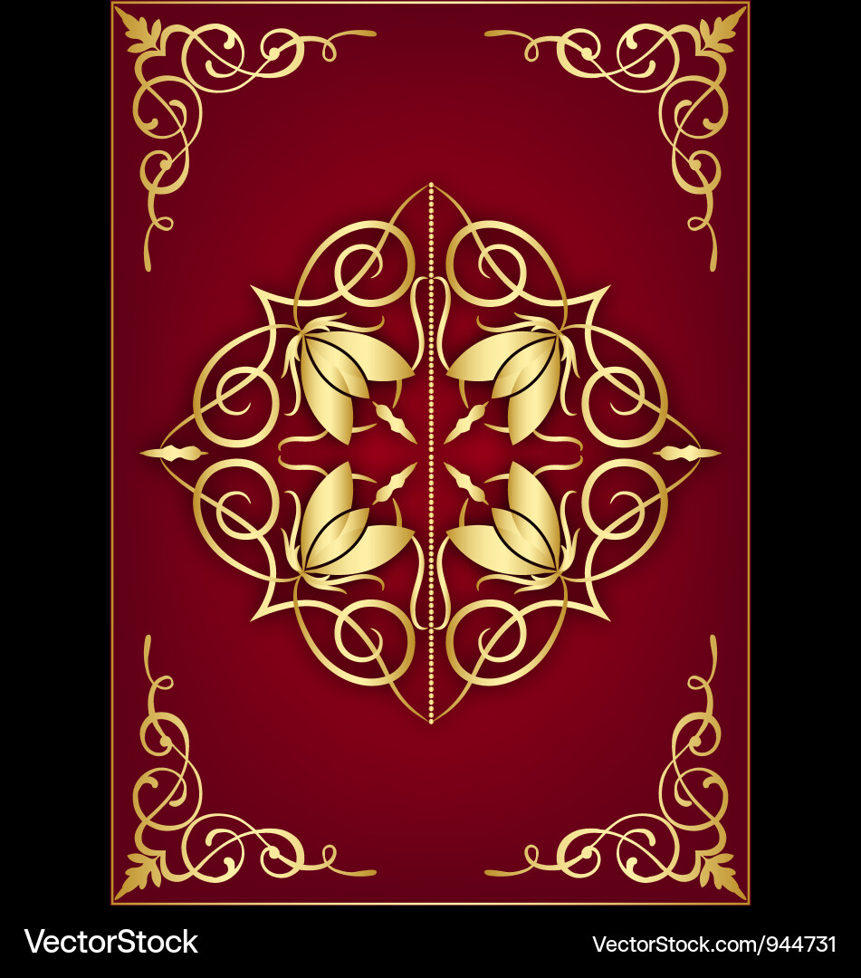 Floral Turkish Background Royalty Free Vector Image