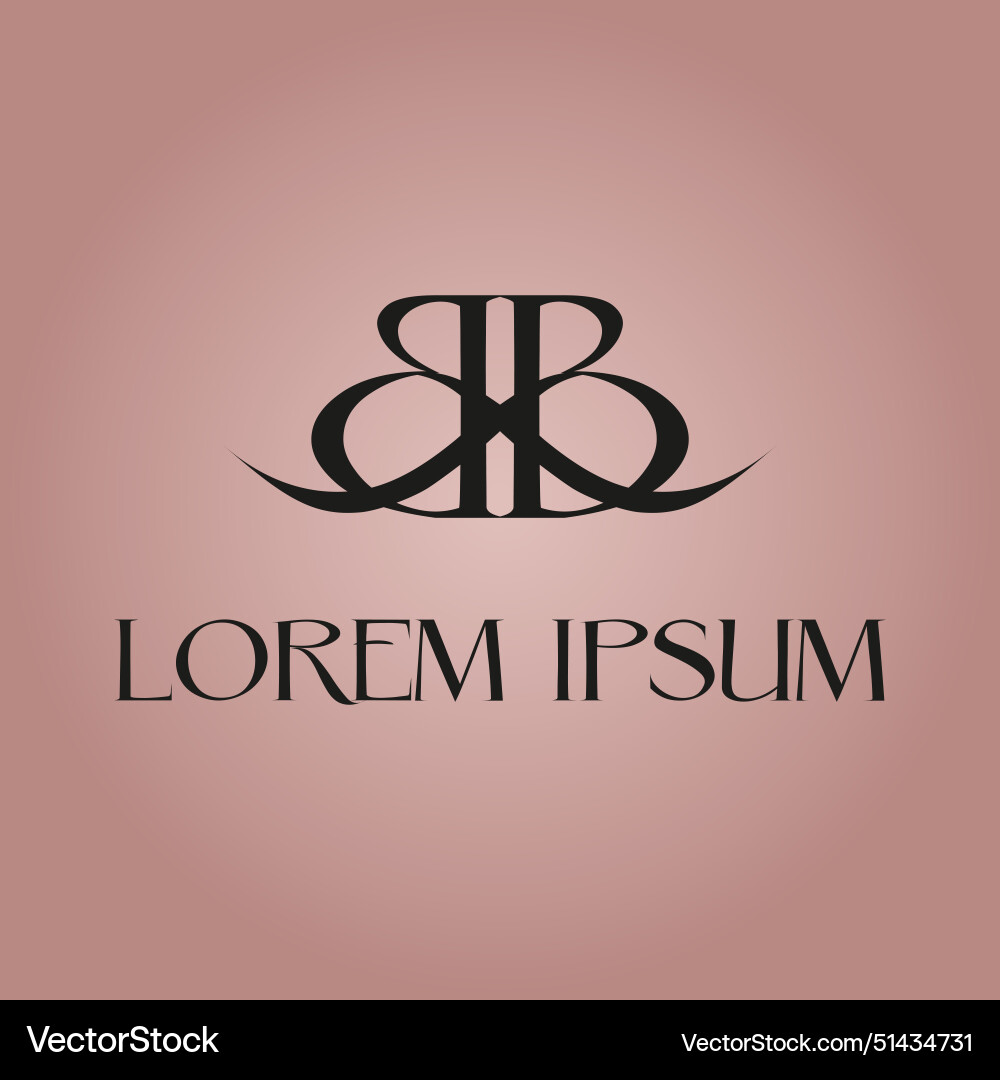 Logo letter Royalty Free Vector Image - VectorStock