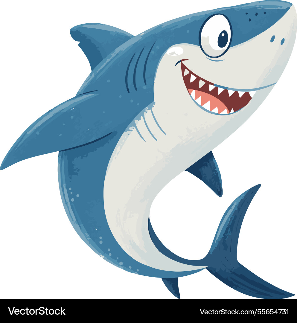 Shark Royalty Free Vector Image - VectorStock