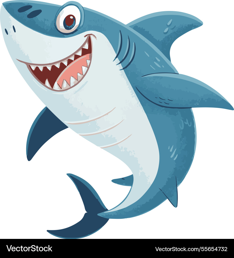 Shark Royalty Free Vector Image - VectorStock
