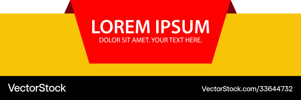 Text label template design Royalty Free Vector Image