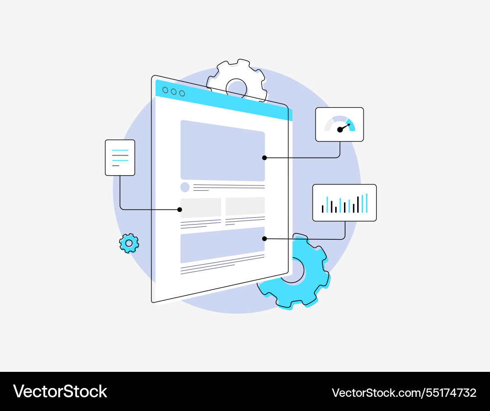 User journey mapping with flowcharts visualizing Vector Image User journey mapping with flowcharts visualizing Vector Image