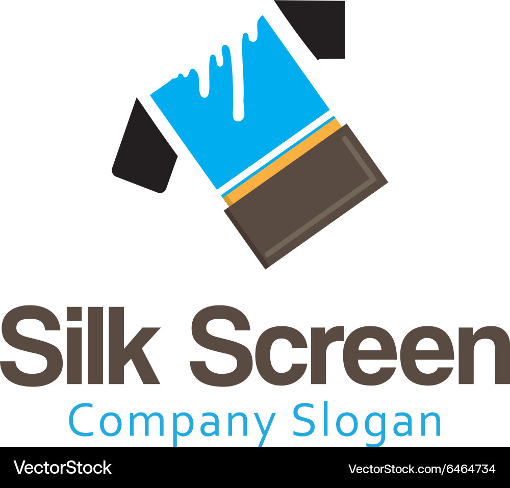 Screen Printing Artwork Royalty Free Vector Image