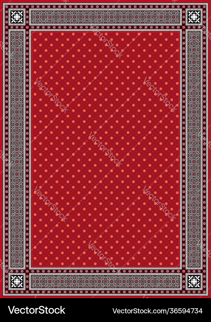 Traditional ajrak pattern Royalty Free Vector Image