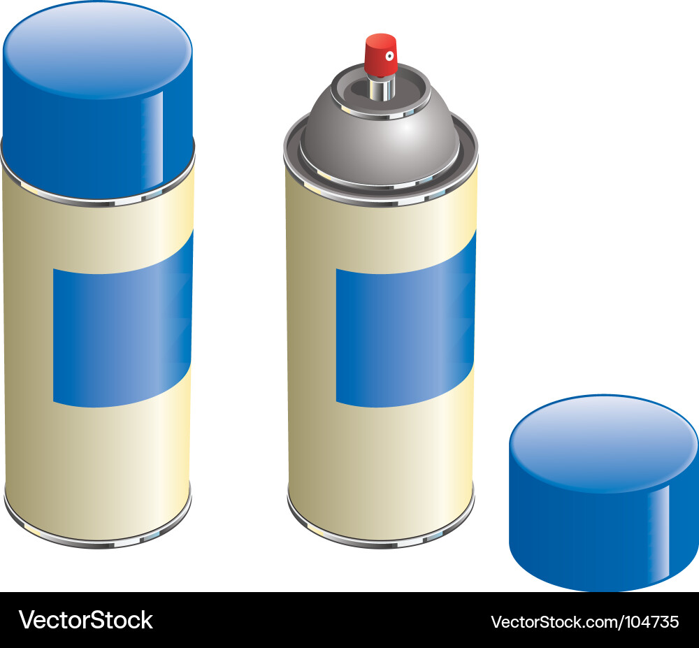 Spary can Royalty Free Vector Image - VectorStock