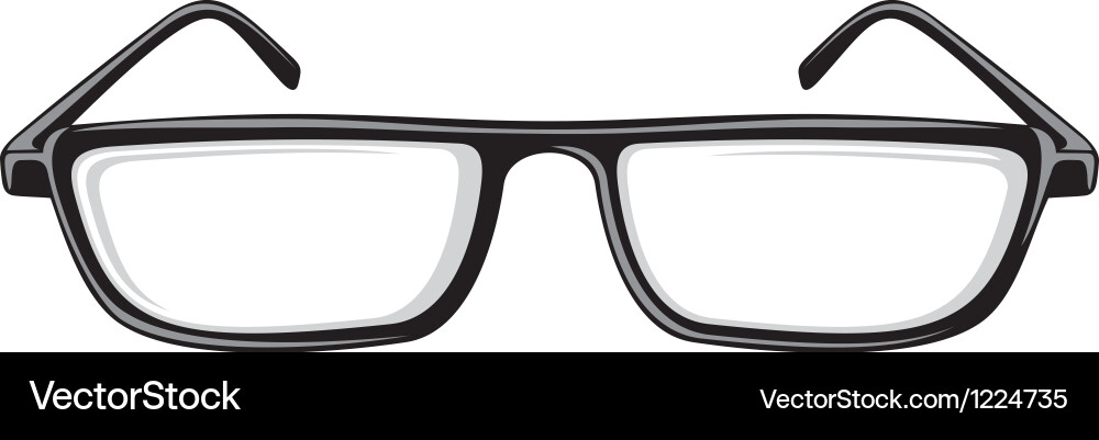 Stylish Reading Glasses Royalty Free Vector Image