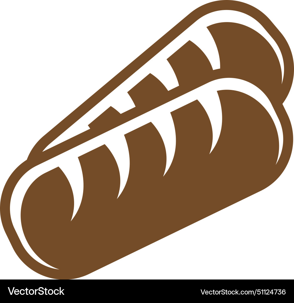 Bread icon design template isolated Royalty Free Vector