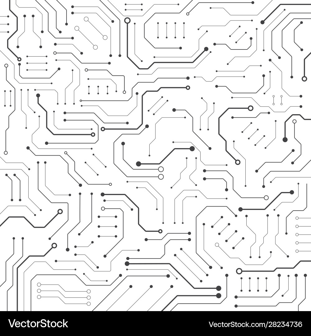 High tech technology geometric Royalty Free Vector Image