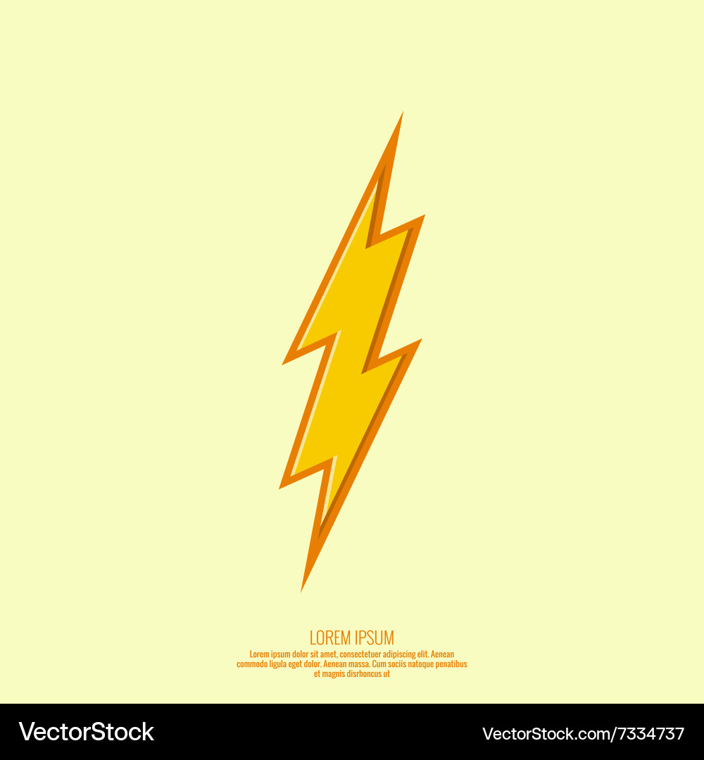 Abstract background with electric lightning Vector Image