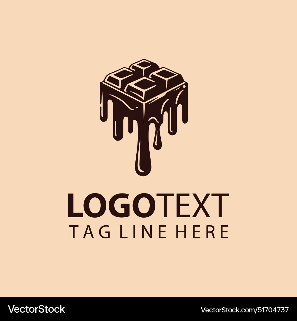 Chocolate logo Royalty Free Vector Image - VectorStock