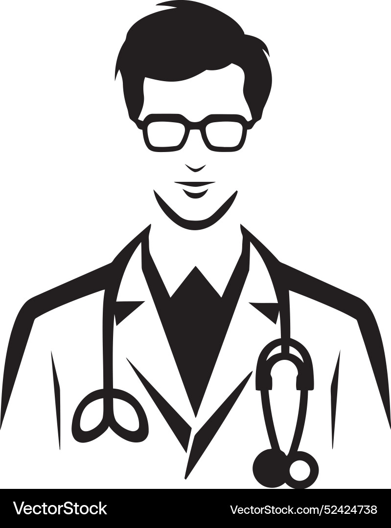 Doctors in sketches exploring portrayalsthe Vector Image