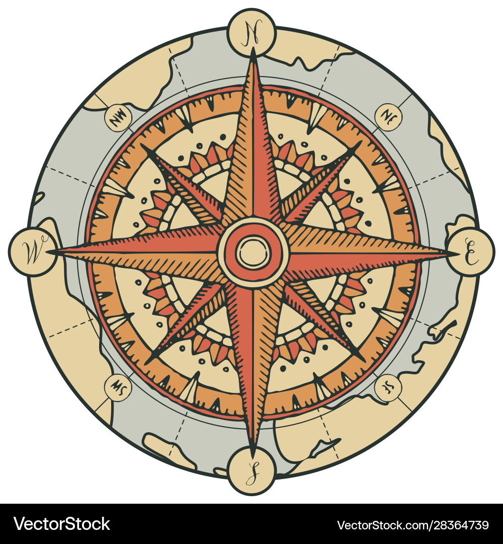 Treasure Map Circle Vector Images (over 360)
