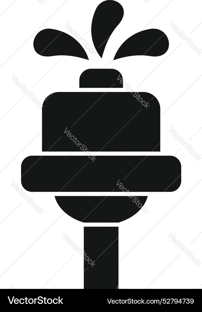 Water sprinkler spraying water irrigation system Vector Image