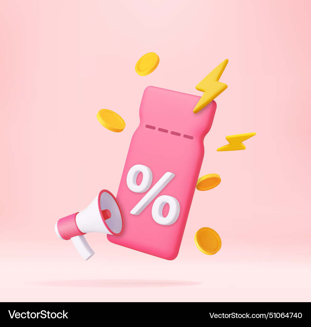Voucher card cash back template design Royalty Free Vector