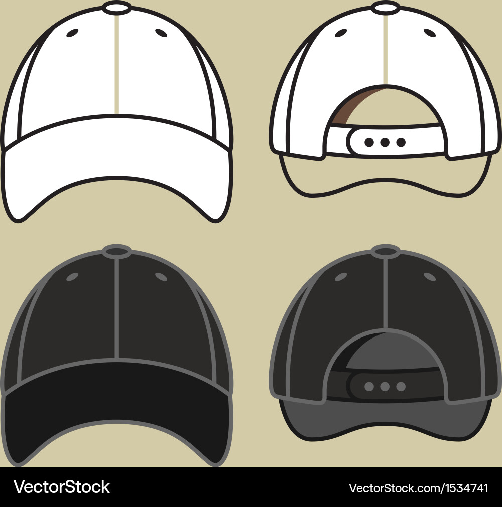 Baseball cap Royalty Free Vector Image - VectorStock
