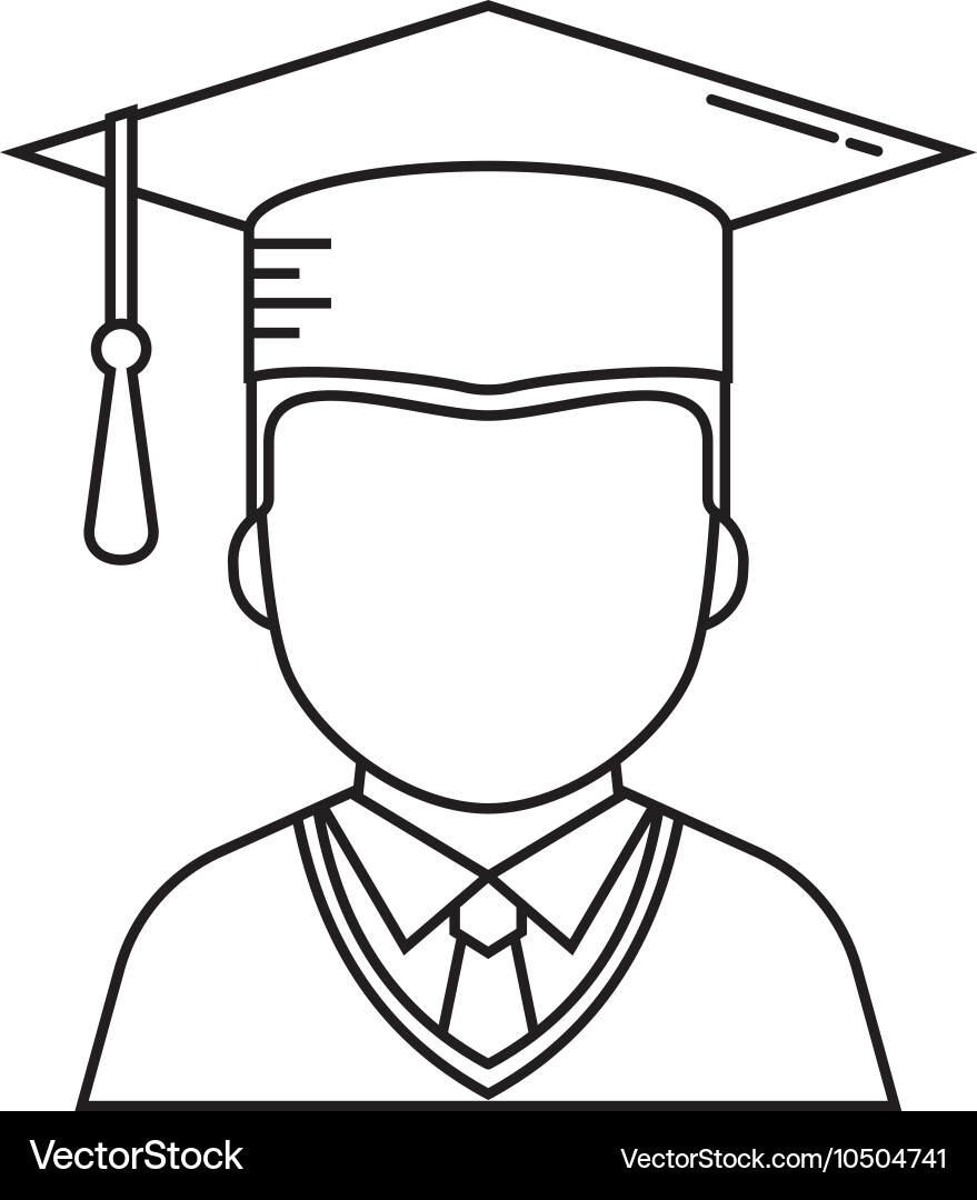 Graduation student icon Royalty Free Vector Image