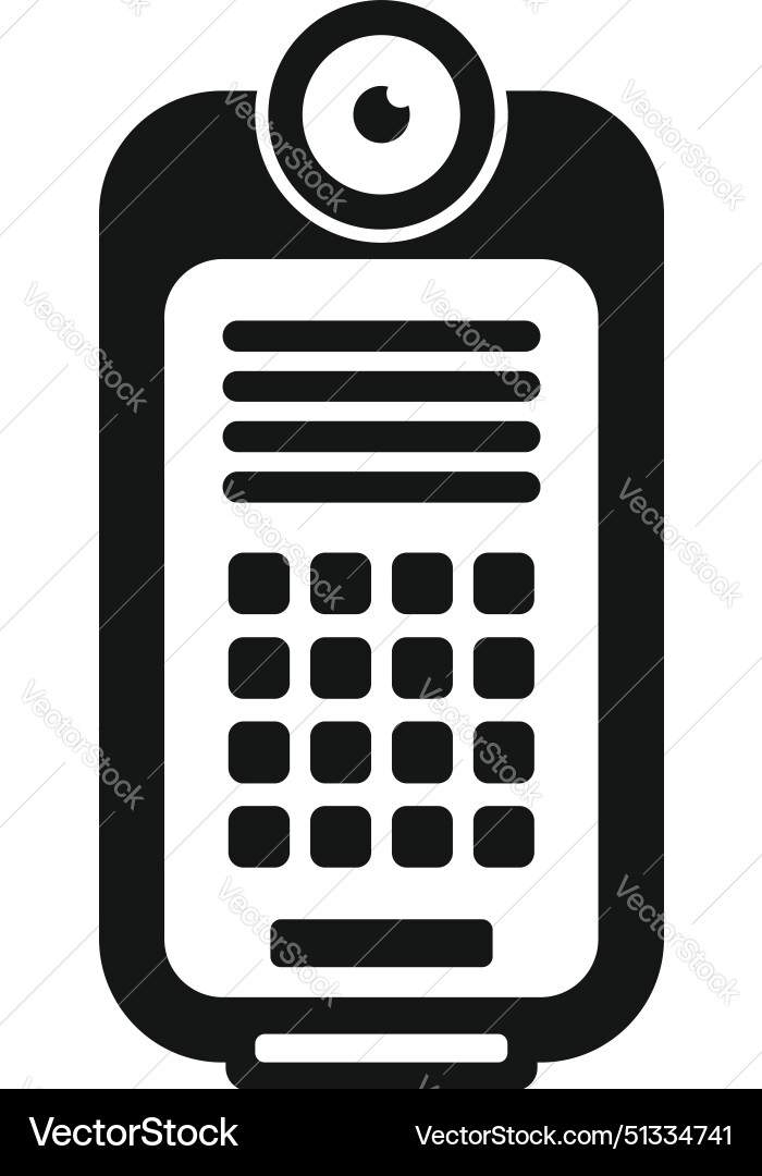 Vintage remote control icon Royalty Free Vector Image