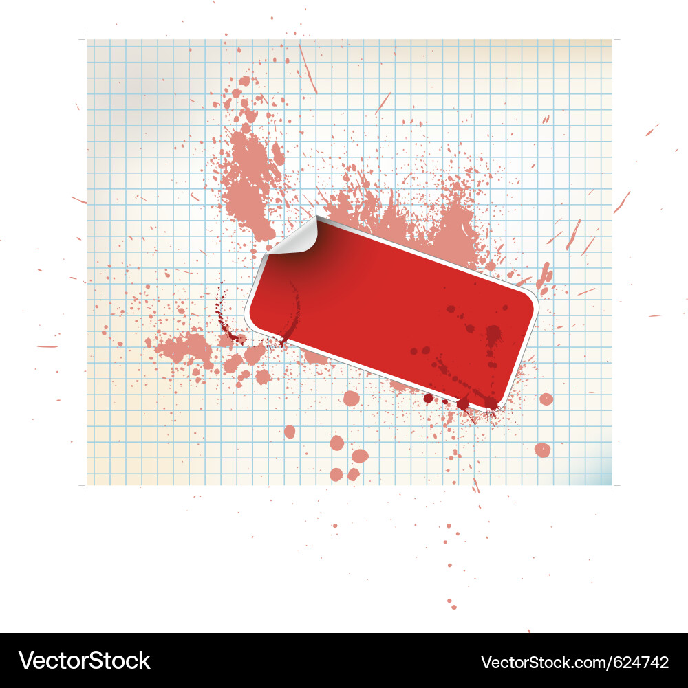 Grunge Sticker Background Royalty Free Vector Image