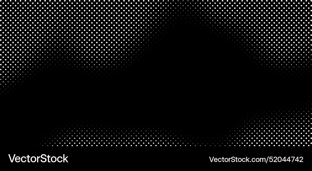 White halftone dots gradient background half tone Vector Image