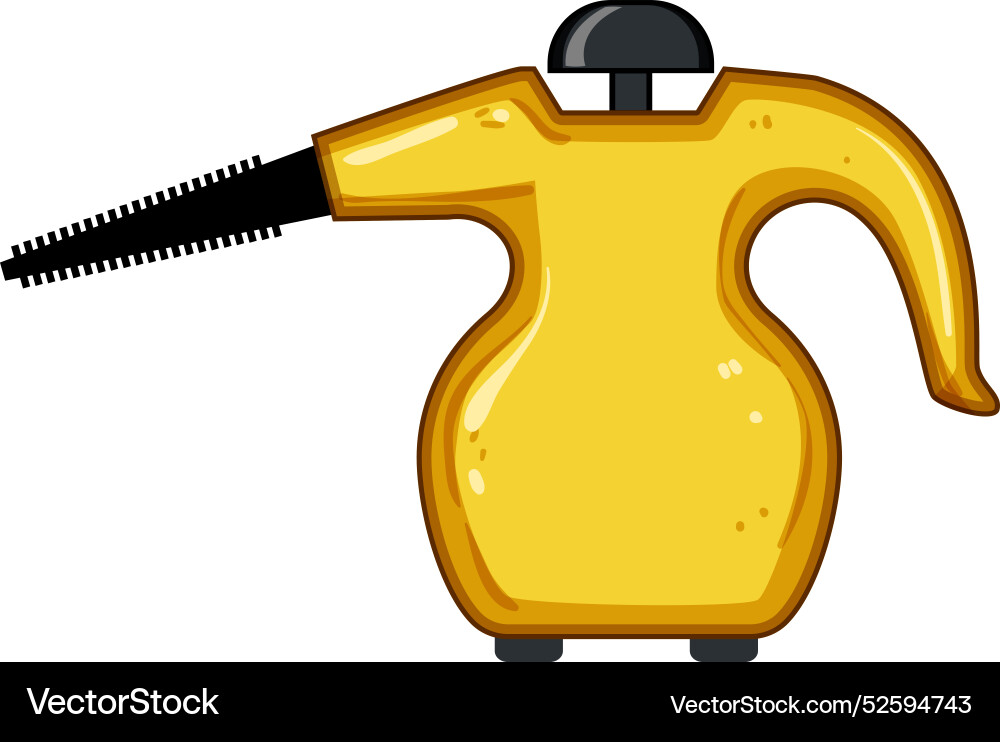 Home steam cleaner cartoon Royalty Free Vector Image