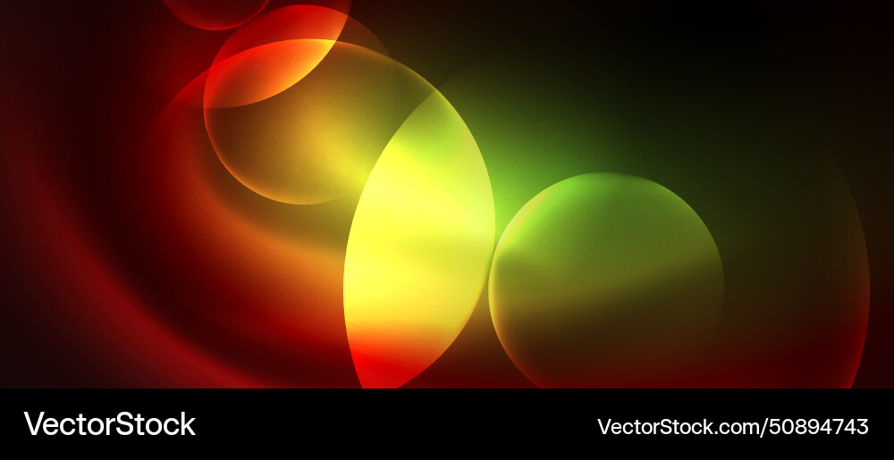 Neon magic light design Royalty Free Vector Image