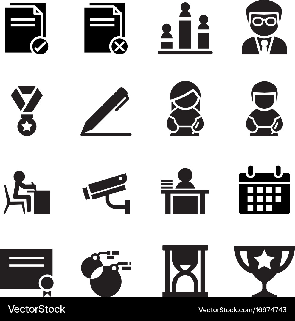 Test icon Royalty Free Vector Image - VectorStock