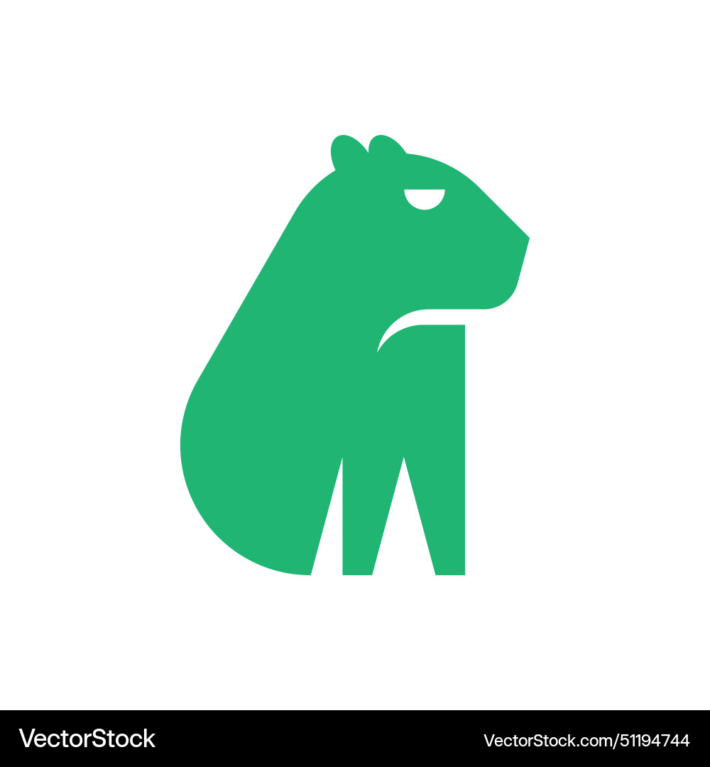 Capybara logo Royalty Free Vector Image - VectorStock