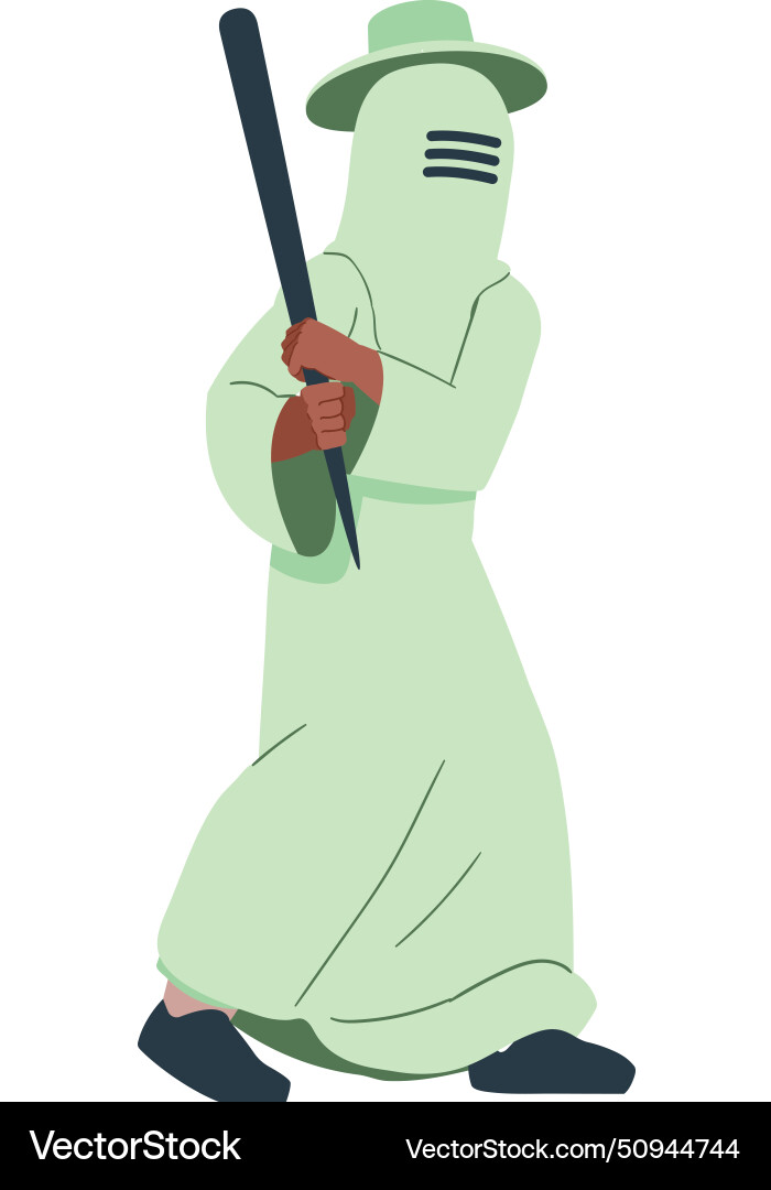 Eyo festival tradition Royalty Free Vector Image