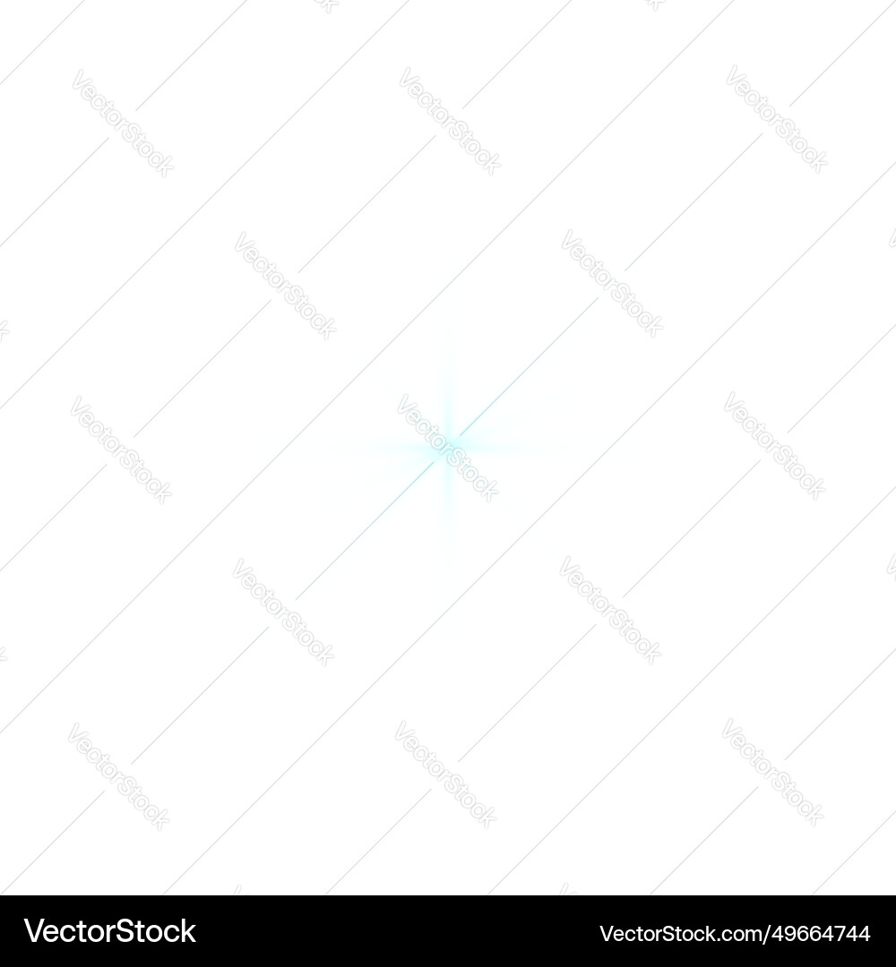 Glowing glare star Royalty Free Vector Image - VectorStock