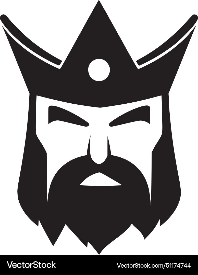 King - minimalist and simple silhouette Royalty Free Vector