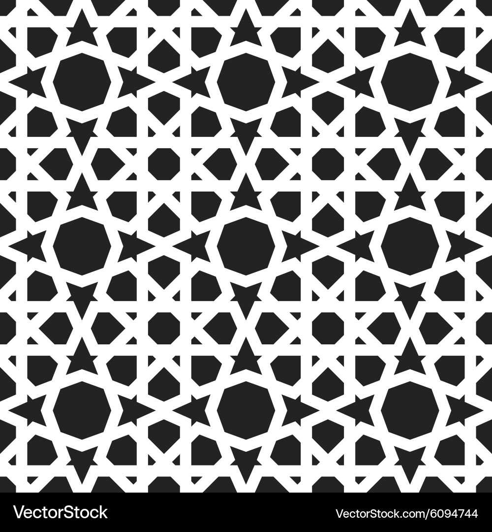 Moroccan Star Pattern Royalty Free Vector Image