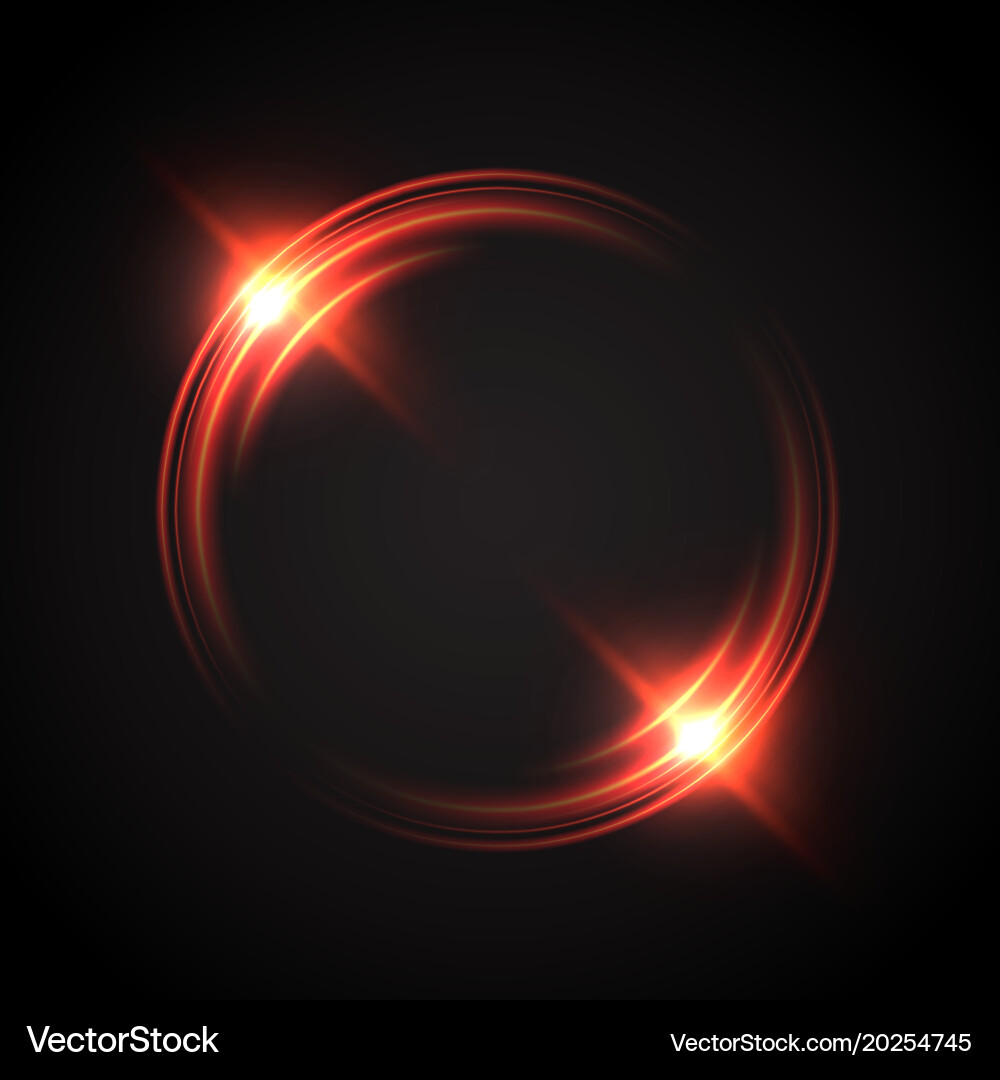 Abstract Glowing Light Effect Royalty Free Vector Image