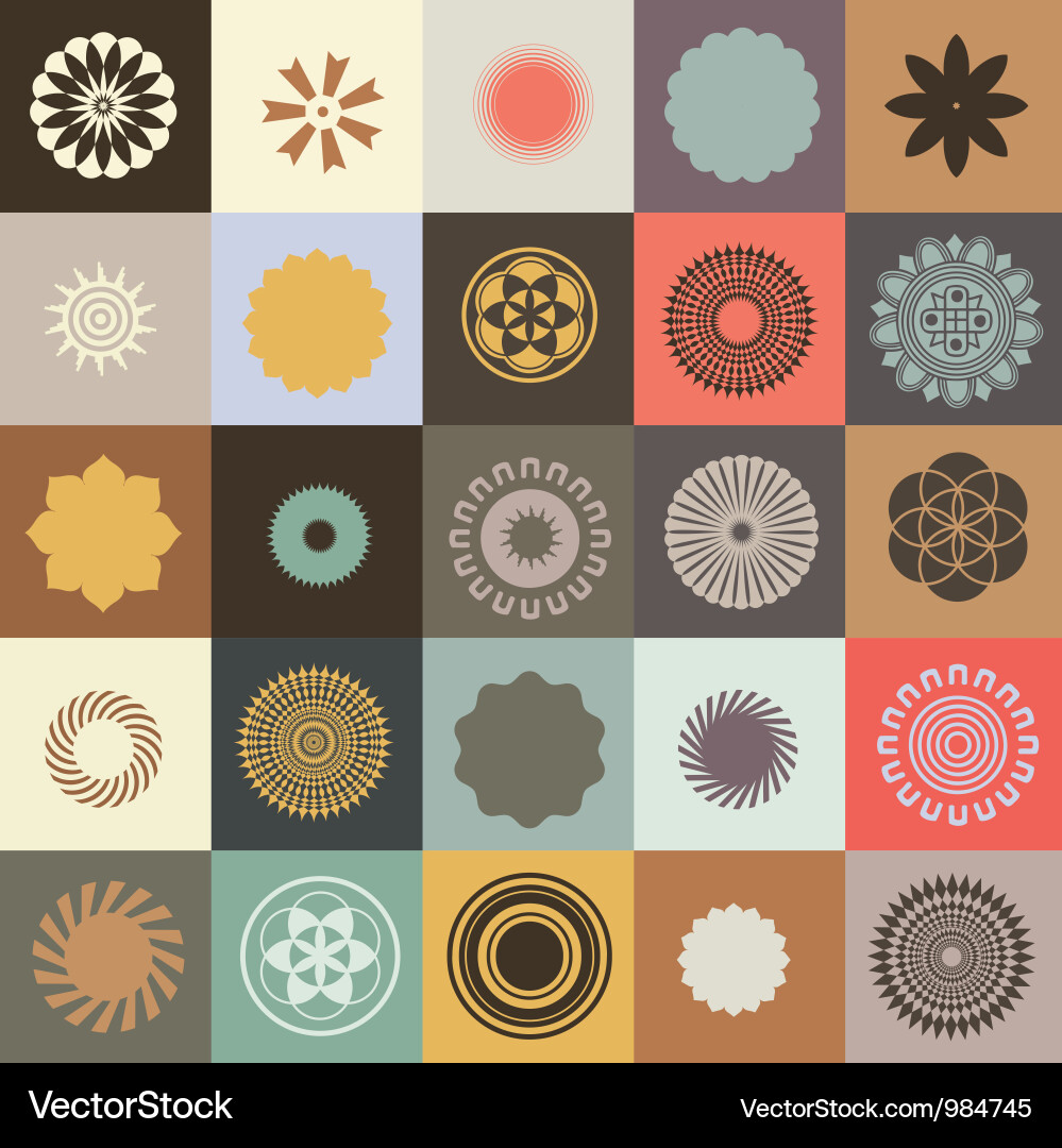 Color miracles collection Royalty Free Vector Image